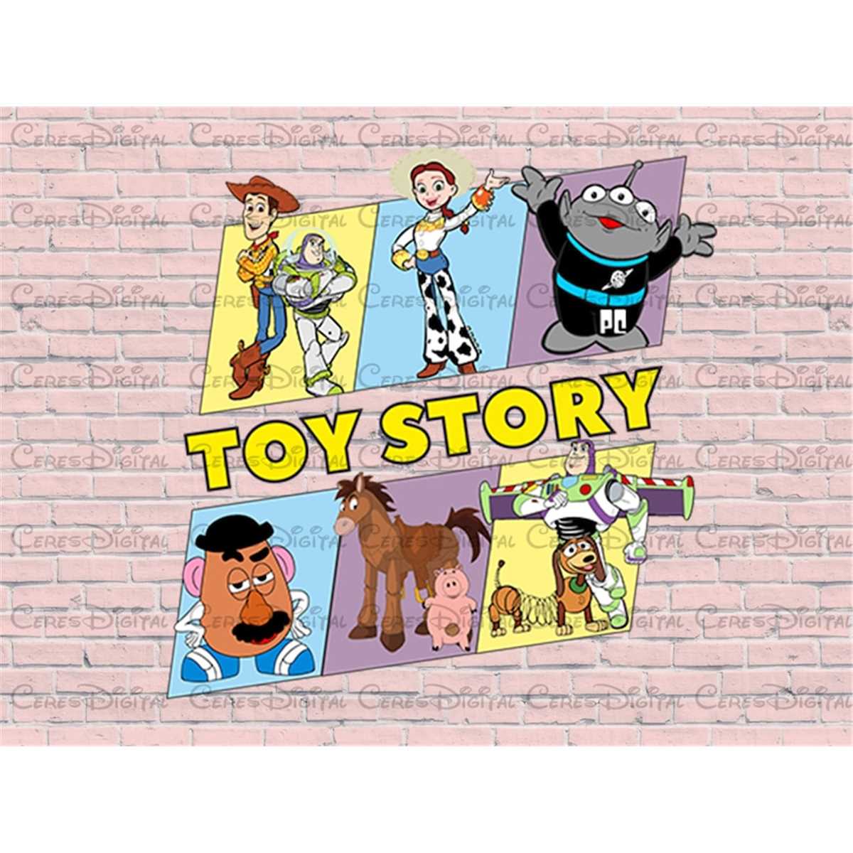 Retro Toy Story Png File, Cute Cartoon Illustration, Buzz Li - Inspire ...