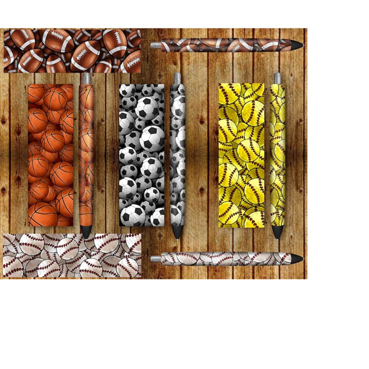 Western Sports Pen Wraps Png Sublimation Design, Football Pe - Inspire ...