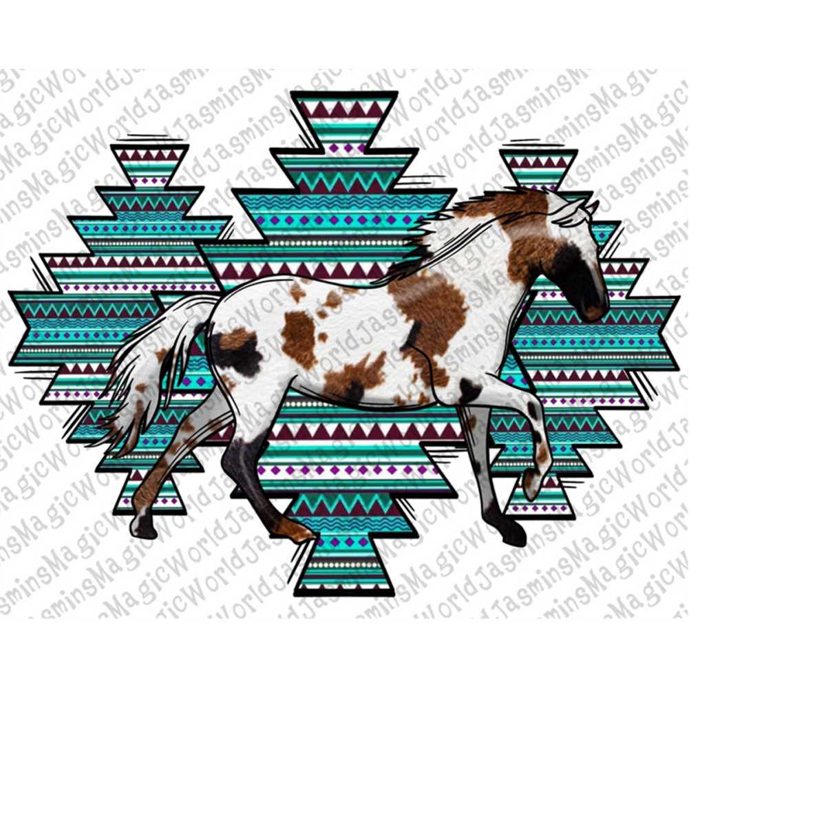 Aztec Horse png, Horse aztec ,sublimation designs downloads, | Inspire ...