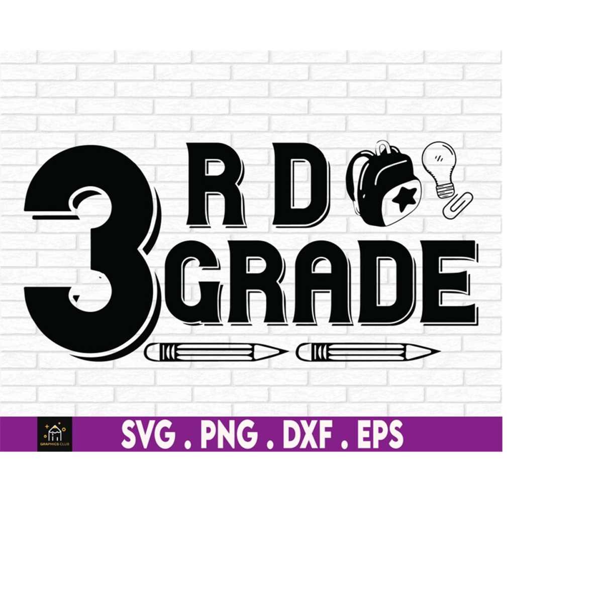 3rd Grade Graduation svg, Goodbye 3rd grade svg, 3rd Grade G - Inspire ...