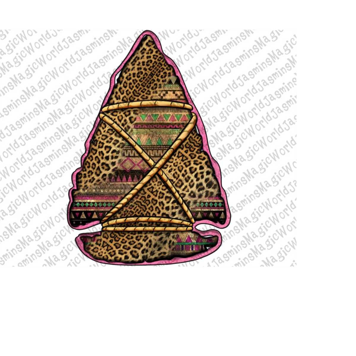 Aztec Leopard Arrowhead Png,Rodeo Design,Sublimation Designs | Inspire ...