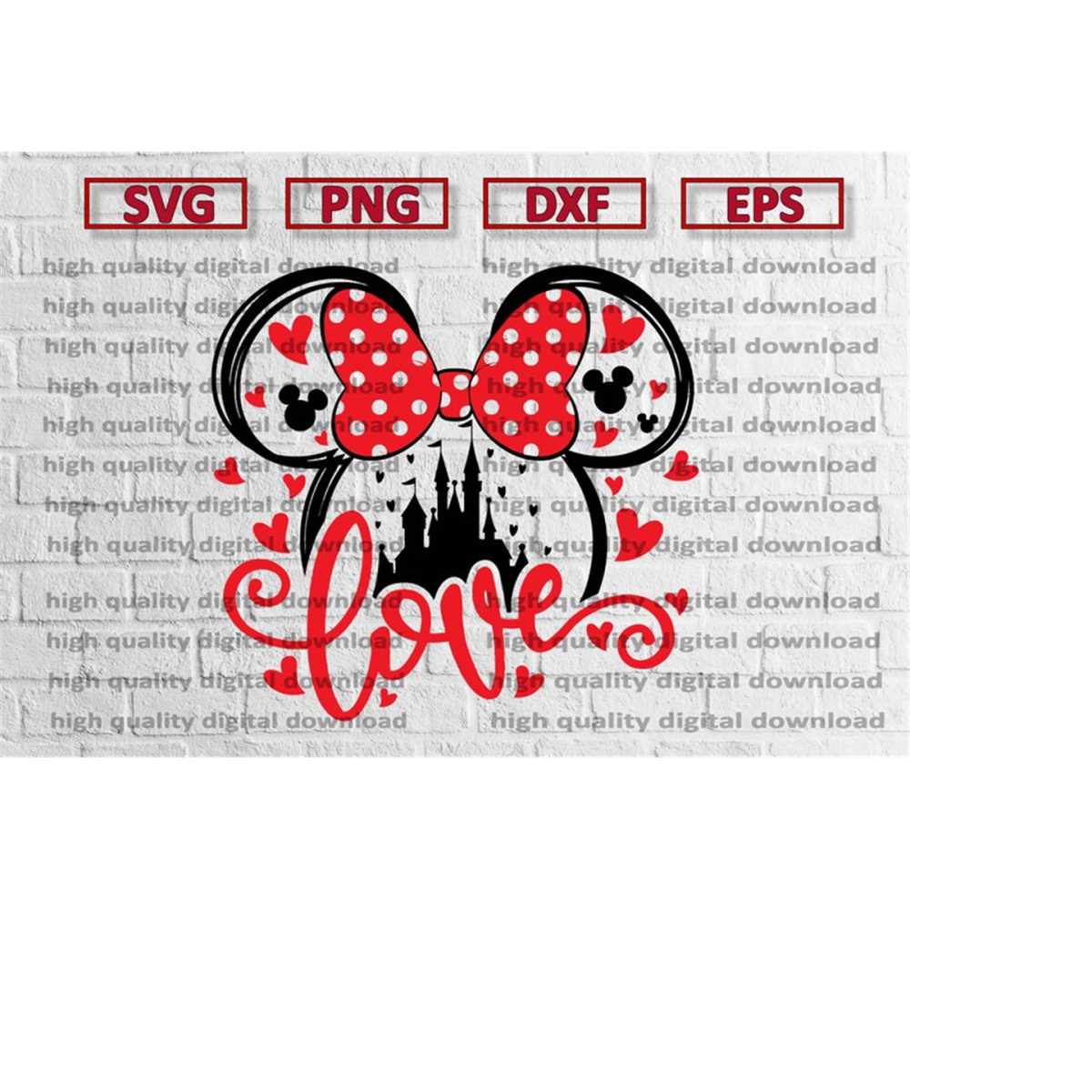 Minnie Love script SVG, Minnie Love printable Digital Printa | Inspire ...