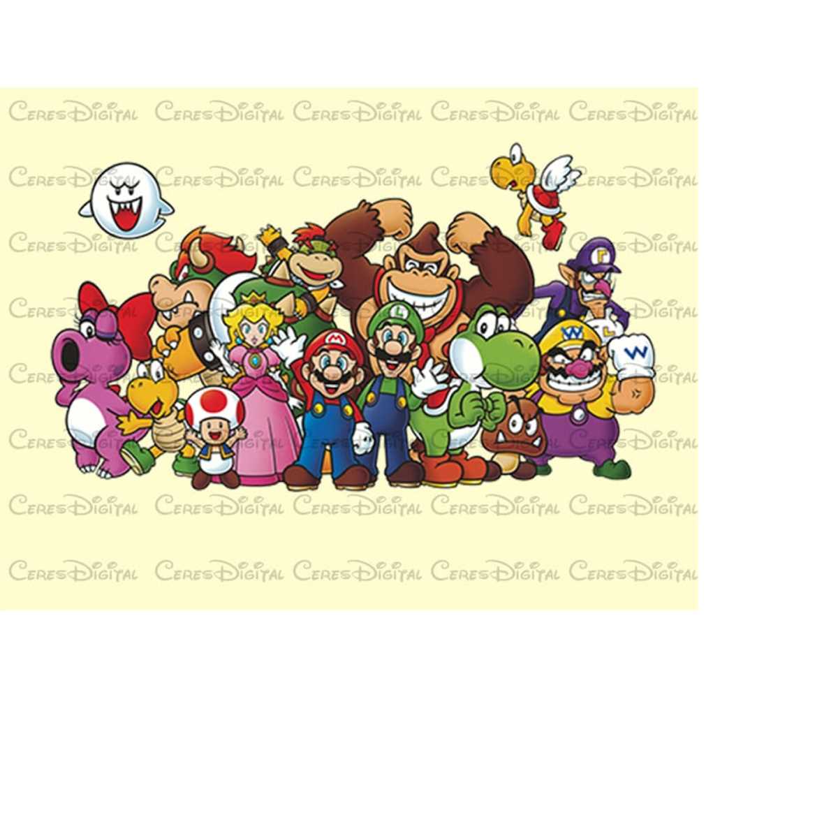 Super Mario Family PNG, Super Mario Bros PNG, Super Mario Lu - Inspire ...