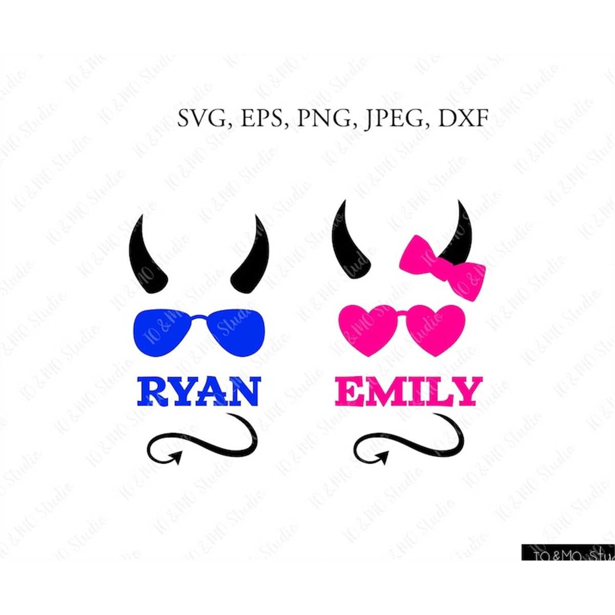Devil Halloween SVG, Devil Monogram Svg, Devil Svg, Hallowe | Inspire ...