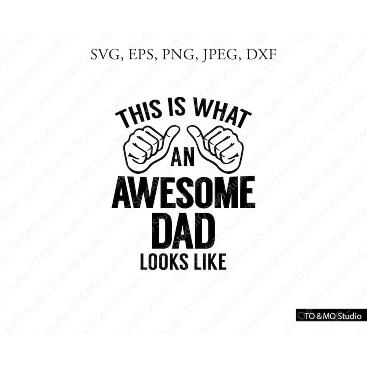 awesome dad svg - Inspire Uplift