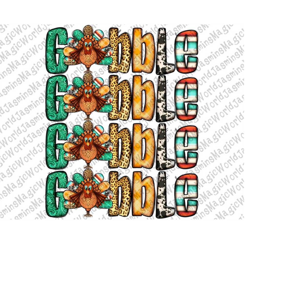 Gobble Gobble Gobble Thanksgiving Turkey Png, Thanksgiving P | Inspire ...