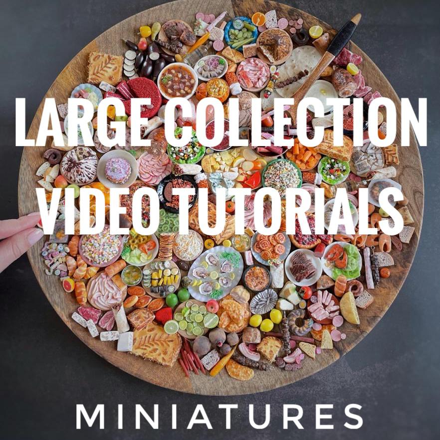 Large collection of video tutorials. Miniature food, vegetab | Inspire ...