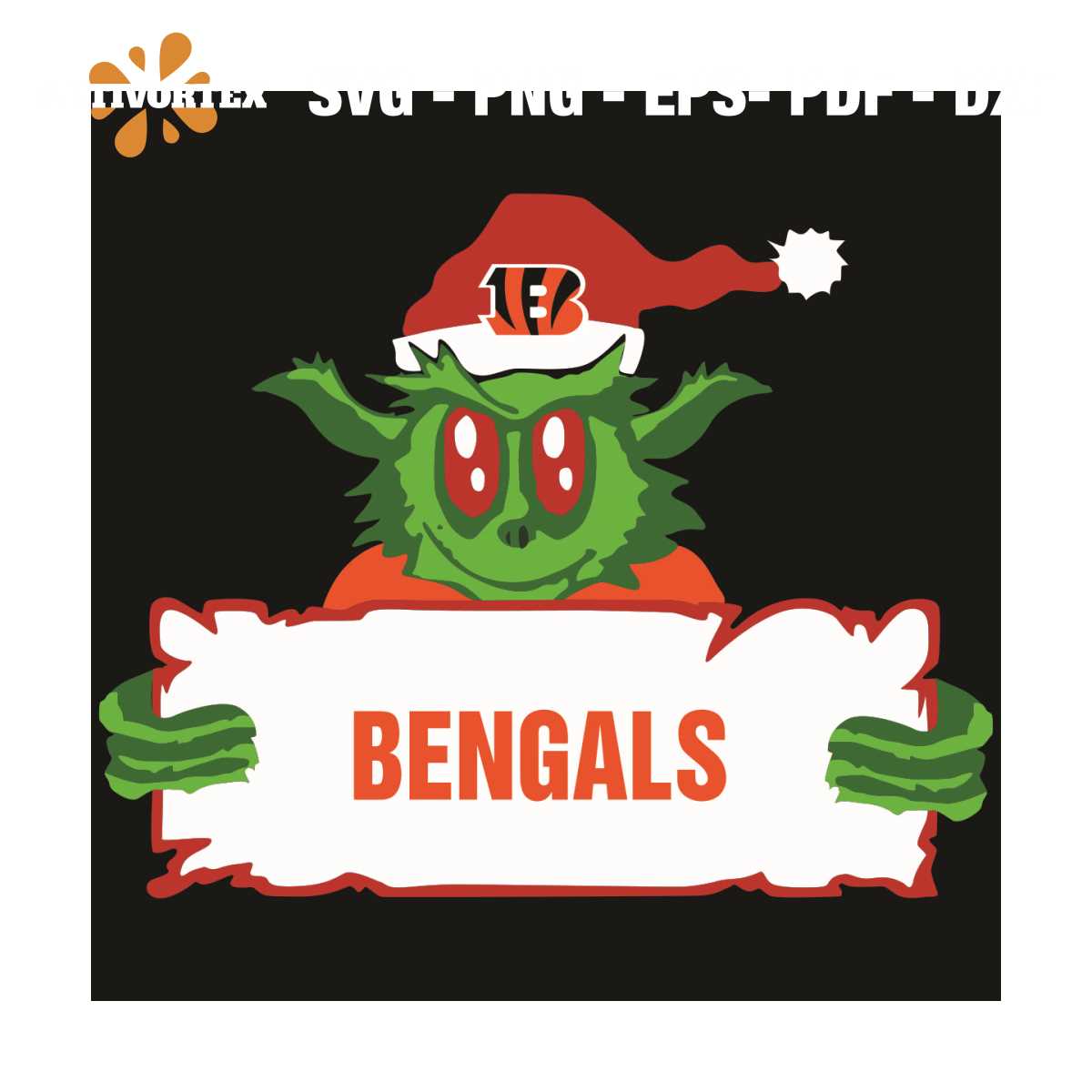 Grinch Cincinnati Bengals Svg, Sport Svg, Grinch Svg, Cincin | Inspire ...