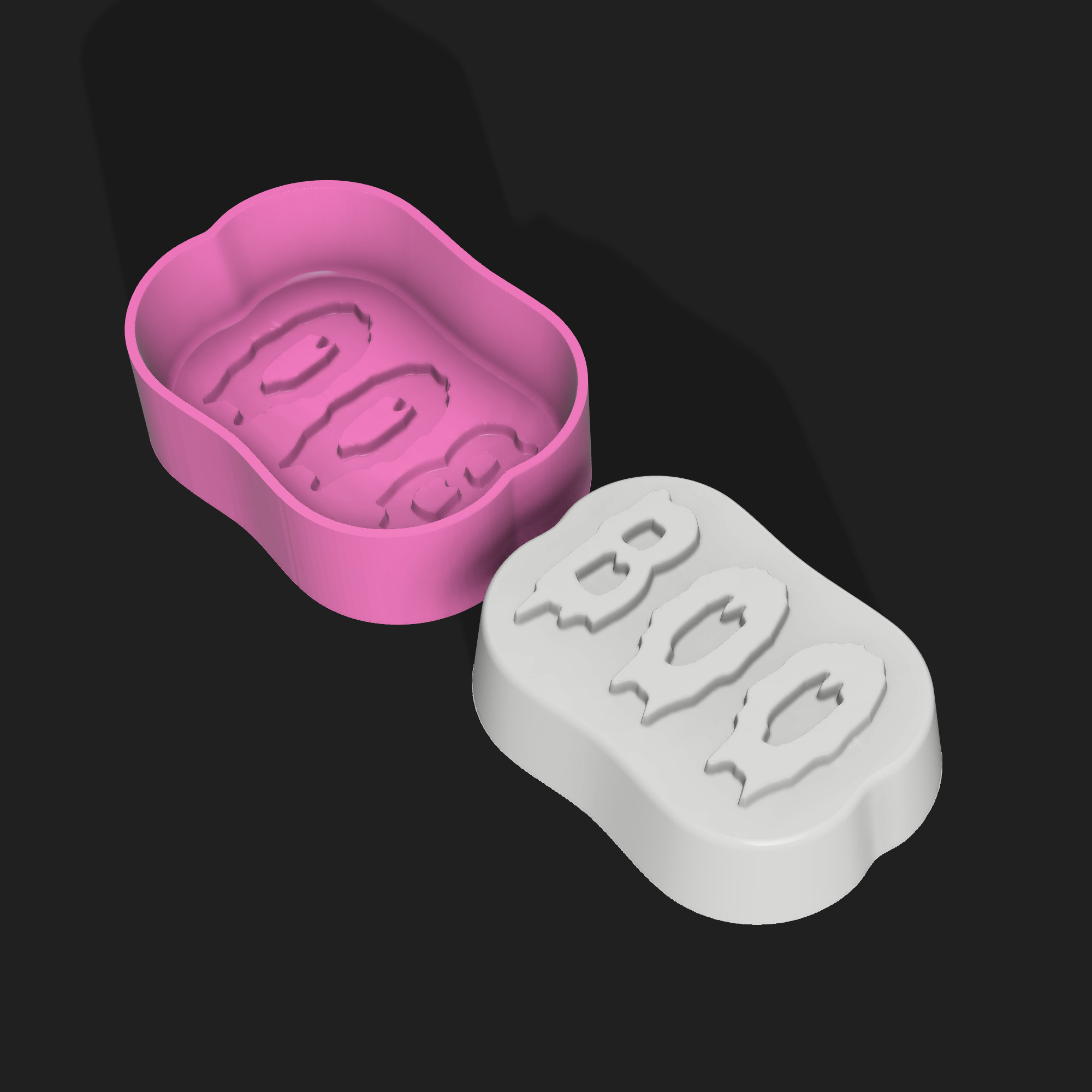 BOO Bath Bomb Mold STL files | Inspire Uplift