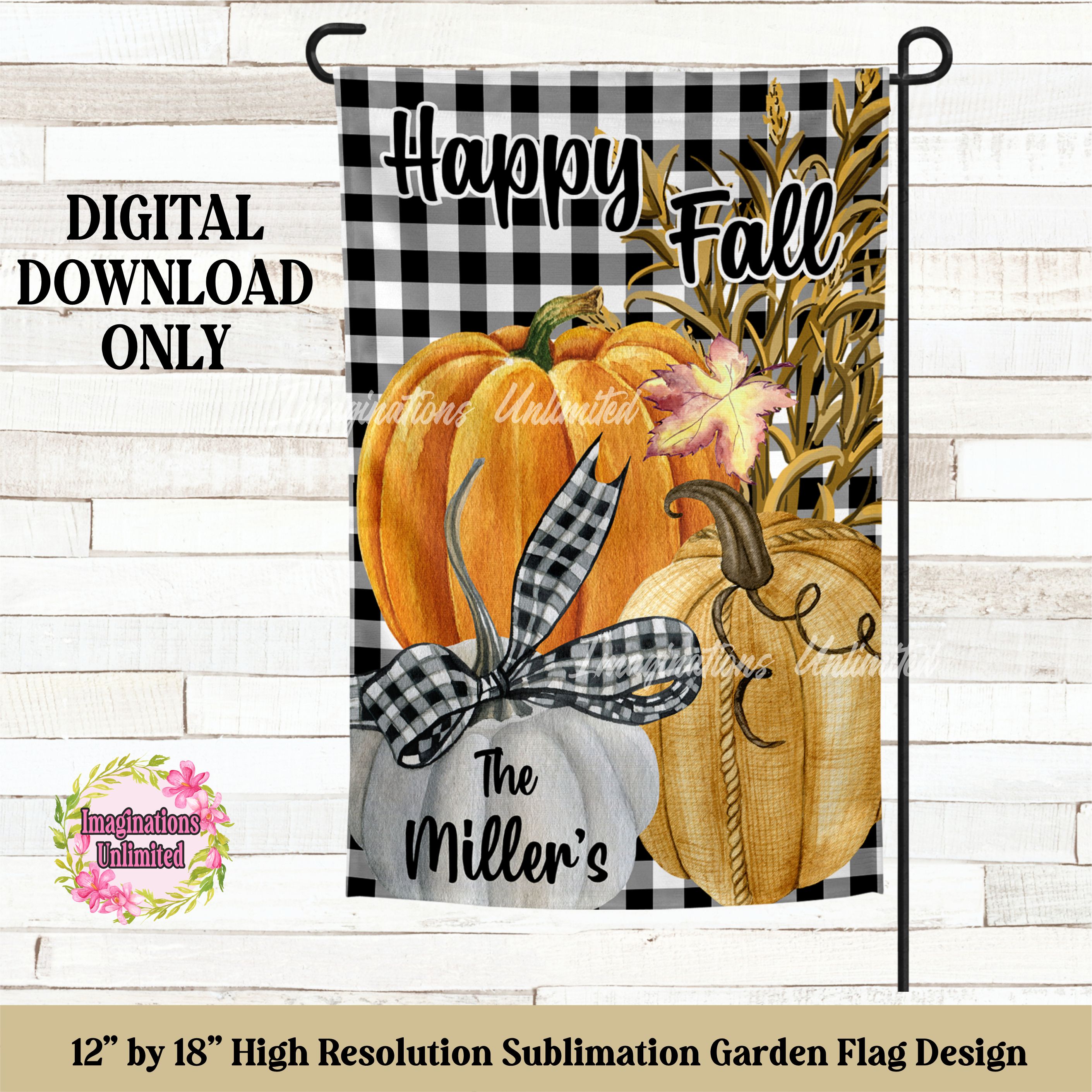 Happy Fall Pumpkins Sublimation Design, Digital Download Onl | Inspire Uplift