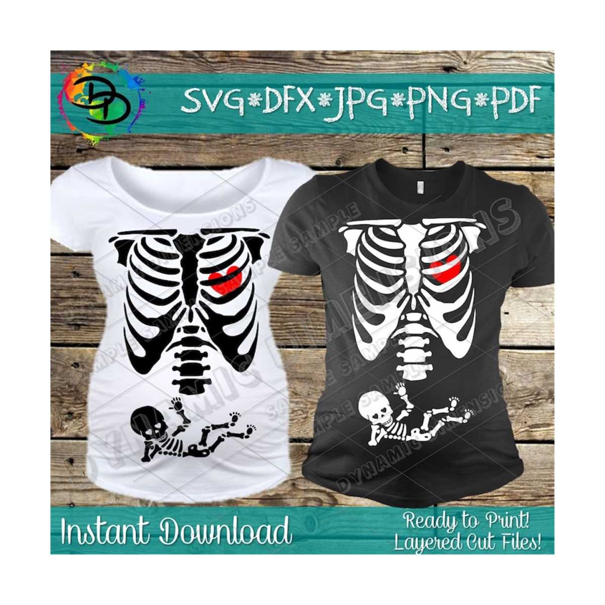 Baby Skeleton SVG, Pregnancy svg, Halloween svg, Skeleton sv | Inspire ...