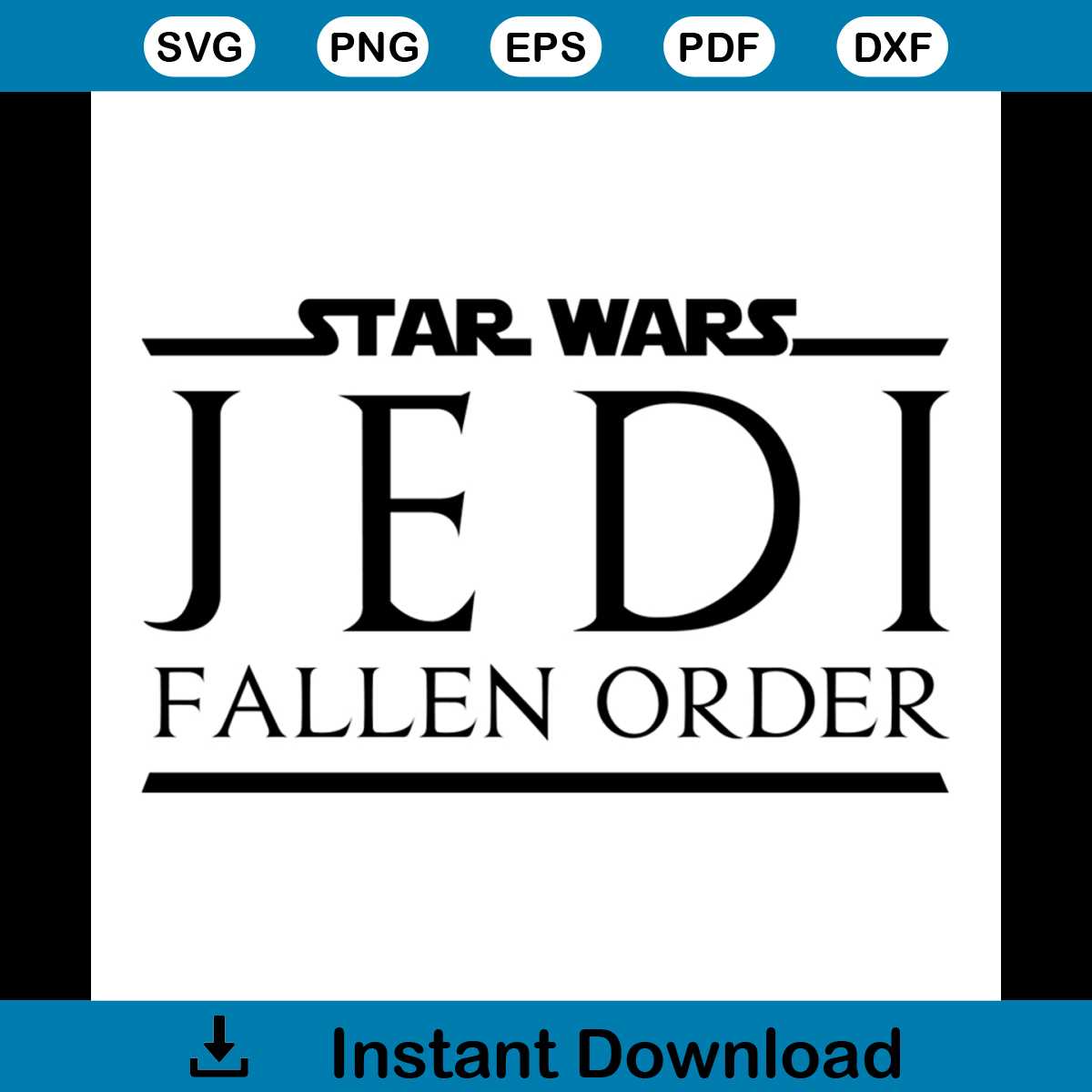 Star Wars Game Jedi Fallen Order Logo svg | Inspire Uplift