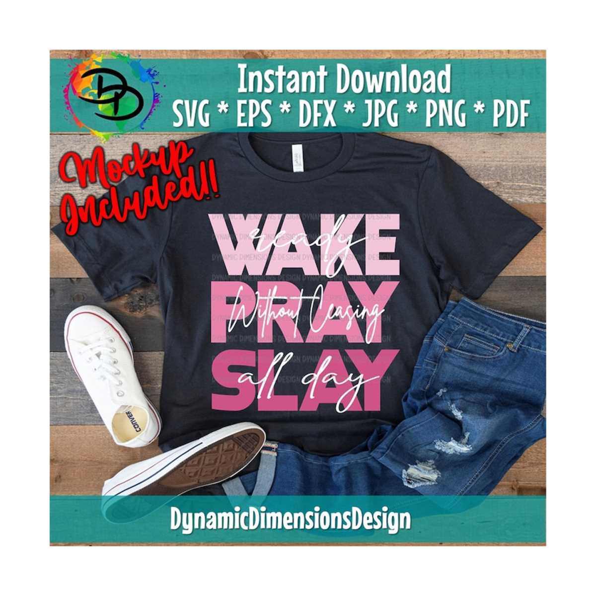 Wake Pray Slay, Pray on it svg, Pray over it, Power in praye - Inspire ...