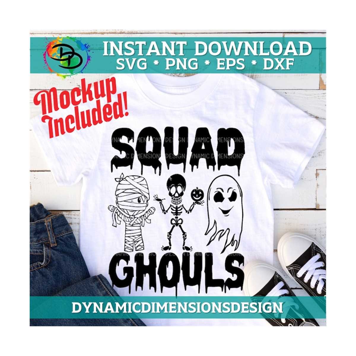 Squad Ghouls SVG, SVG Files for Cricut, Silhouette Files, Cu - Inspire ...