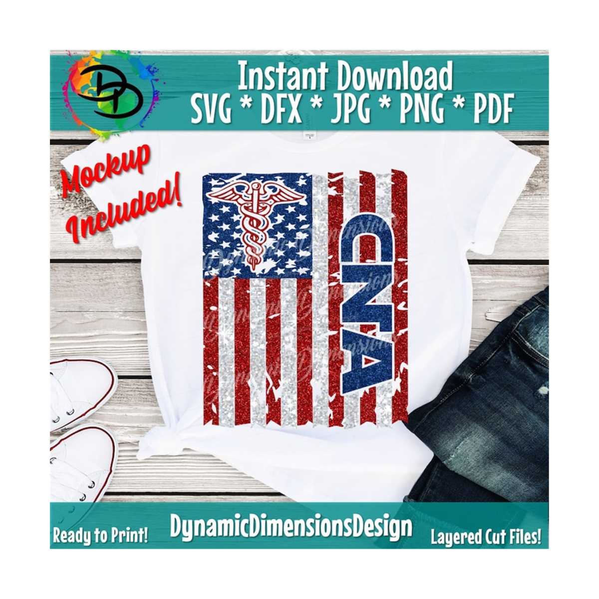 CNA svg, Flag SVG, Flag png, American flag svg, patriotic sv - Inspire ...