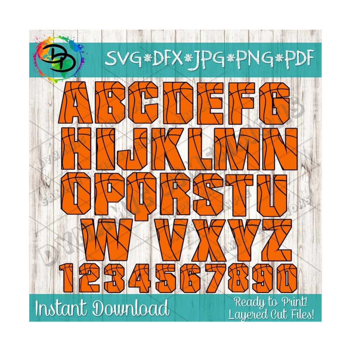 Basketball SVG, Basketball font, alphabet, Basketball letter - Inspire ...