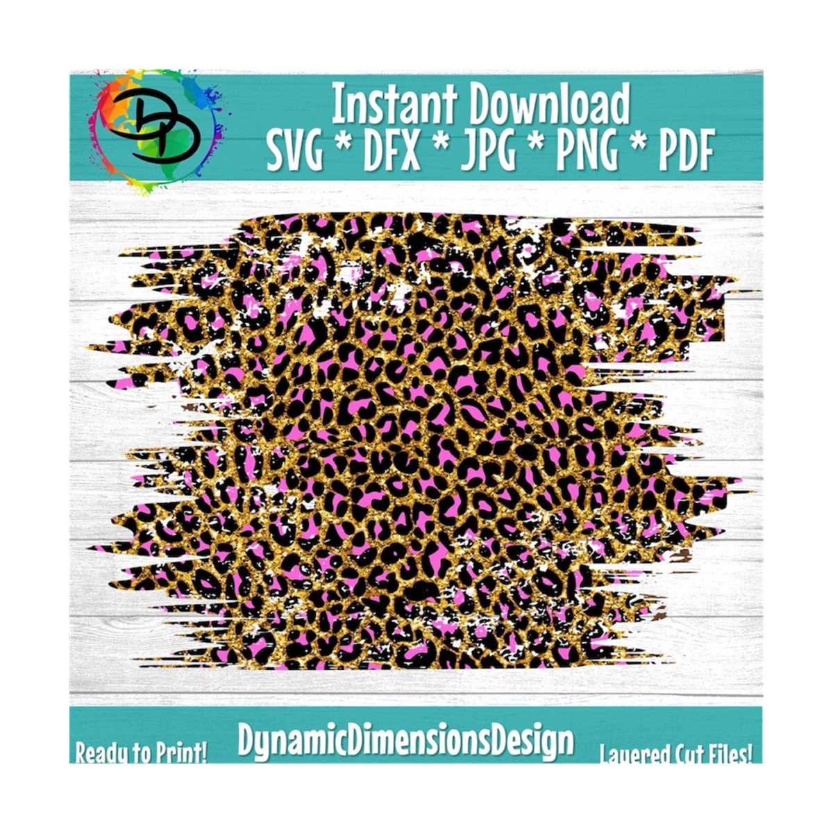 Distressed Leopard Sublimation, Leopard png, Leopard printab - Inspire ...