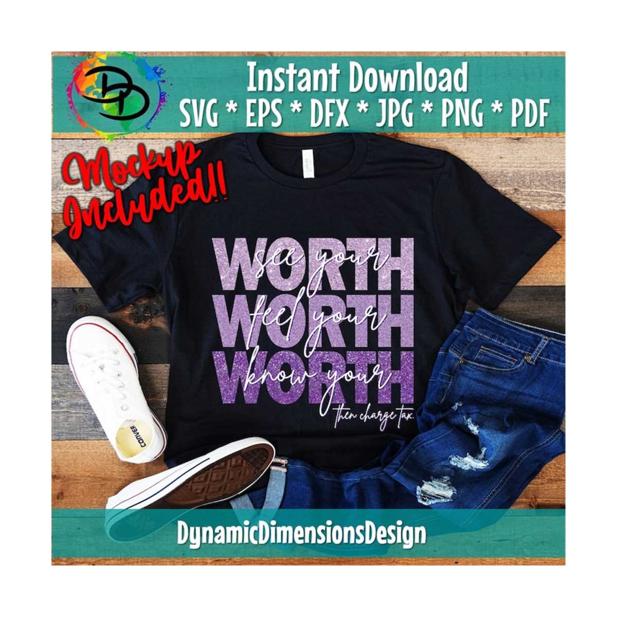 Know your worth then add tax svg, Inspirational svg, Motivat - Inspire ...
