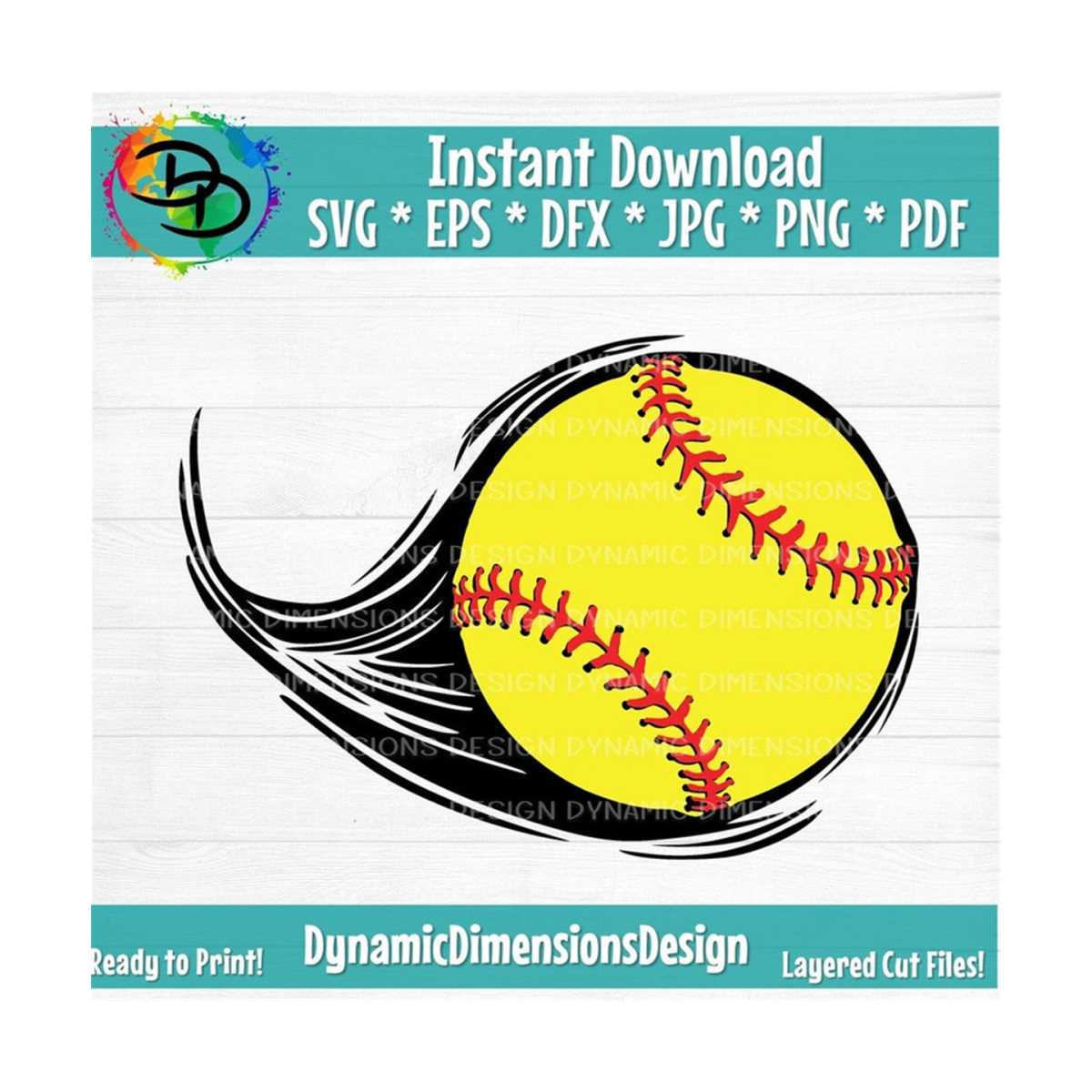 Softball Svg, Softball clipart, Softball Sublimation, Softba | Inspire ...