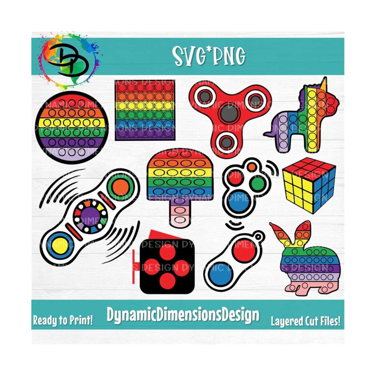 Fidget Clipart, Bubble, Fidget, Pop it, Rainbow, Child, Pop | Inspire ...