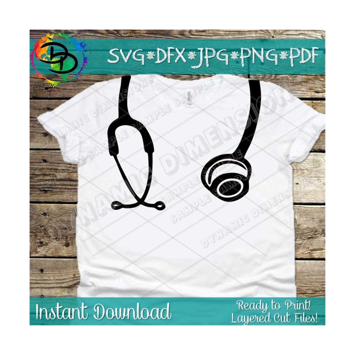 Nurse svg, Stethoscope svg, doctor scrub svg, doctor svg, do - Inspire ...