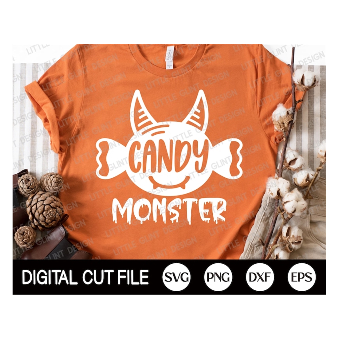 Candy Monster Svg, Halloween Svg, Spooky Svg, Halloween Cost | Inspire ...