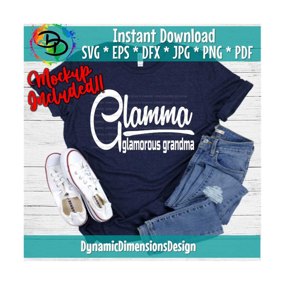 grandma svg, saying svg, svg, dxf, Glamma svg, glamorous gra | Inspire ...