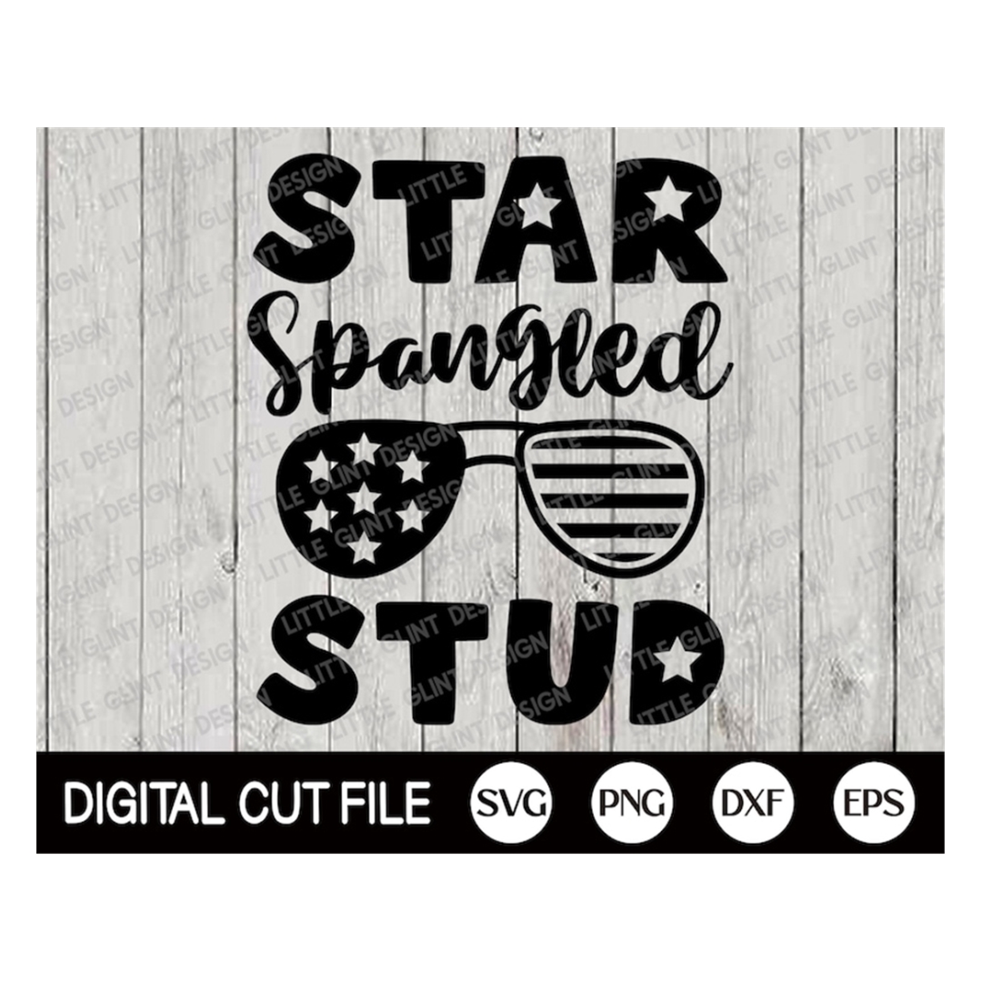 4th of July Kids Svg, Star Spangled Stud Svg, Independence d | Inspire ...