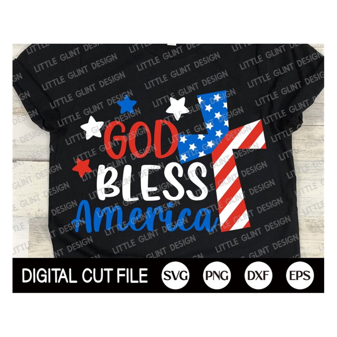 God Bless America Svg, 4th of July Svg, Independence day Png | Inspire ...
