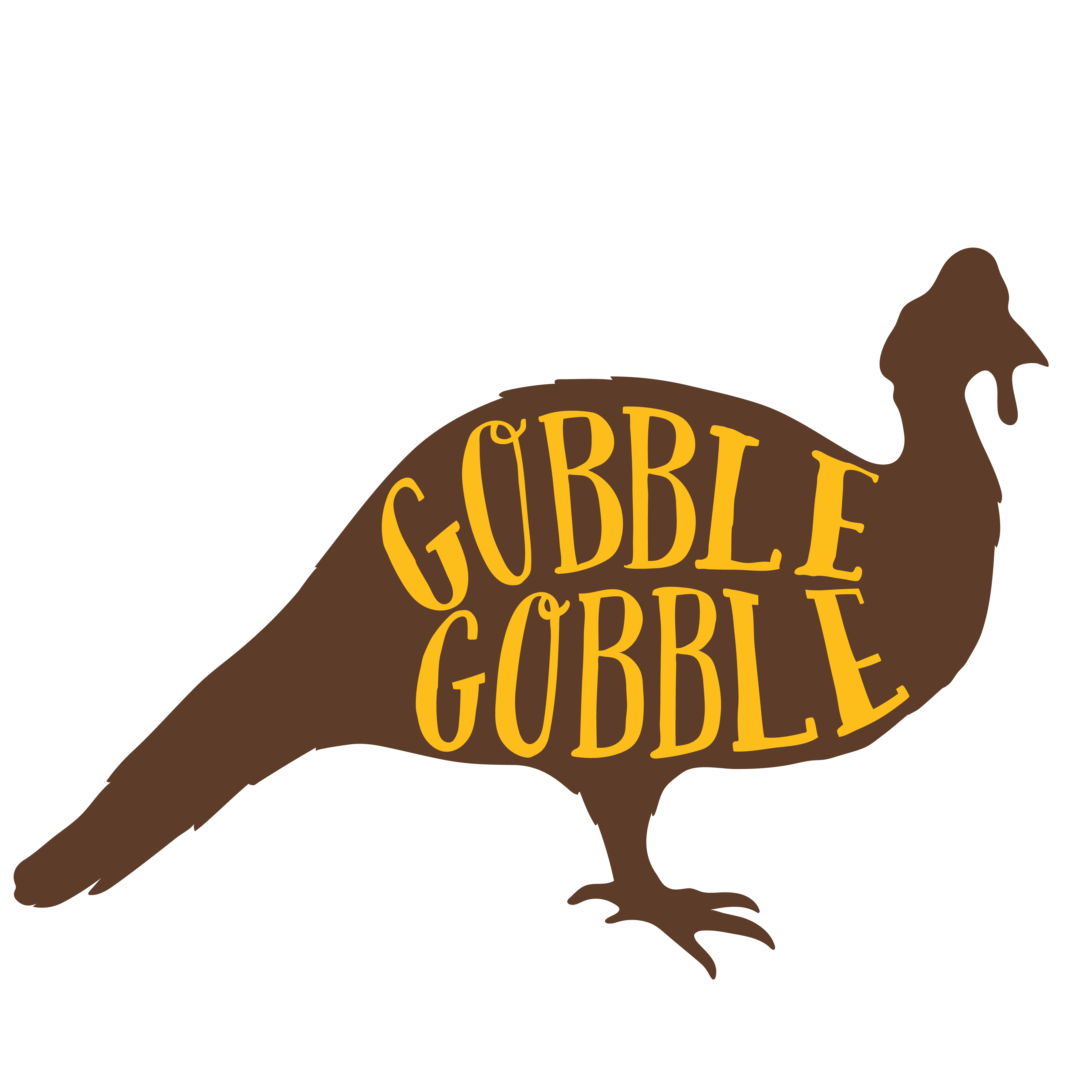 Gobble Gobble Svg, Thanksgiving Svg, Cutting File Digital Do | Inspire ...