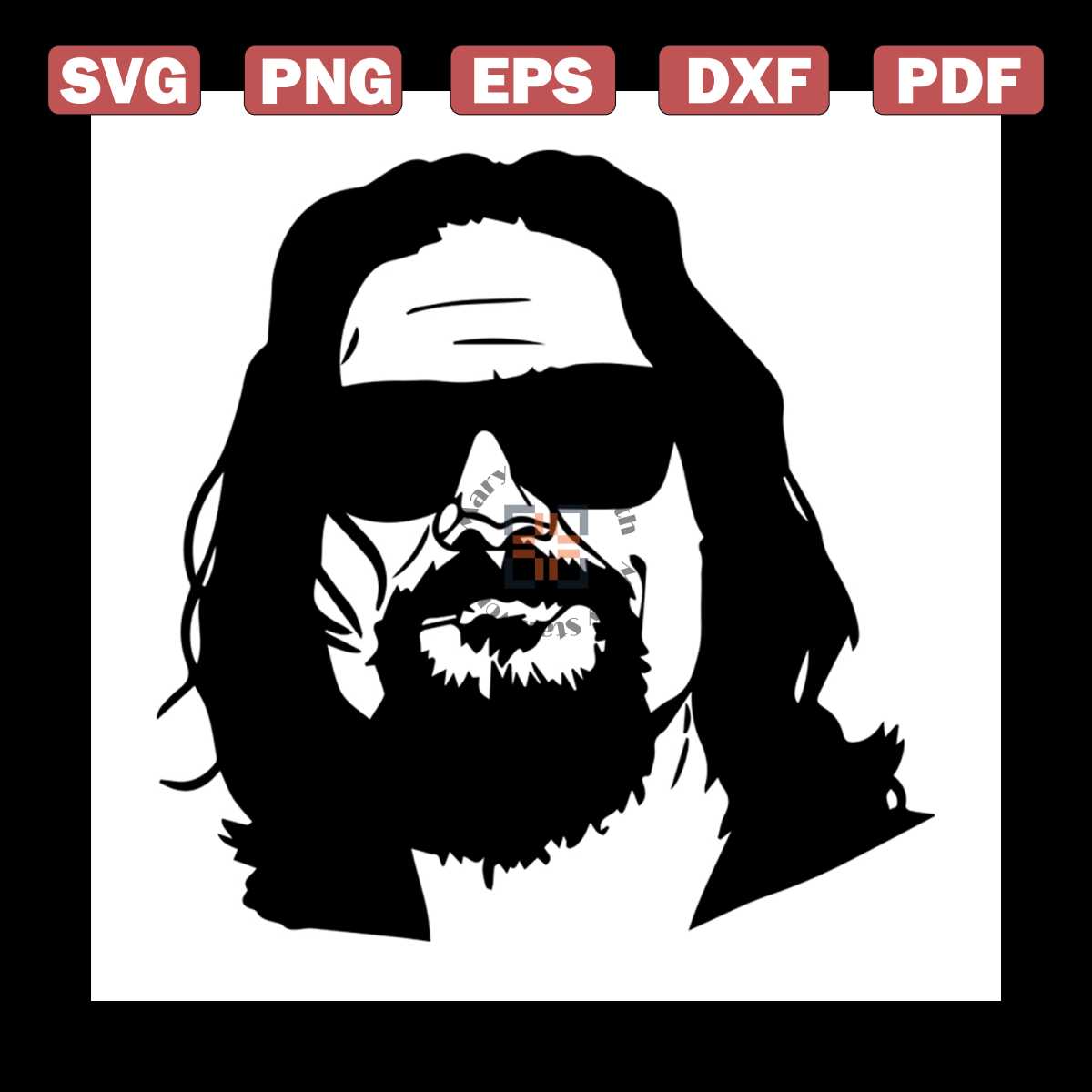 The Dude Abides The Big Lebowski Famous People Svg | Inspire Uplift