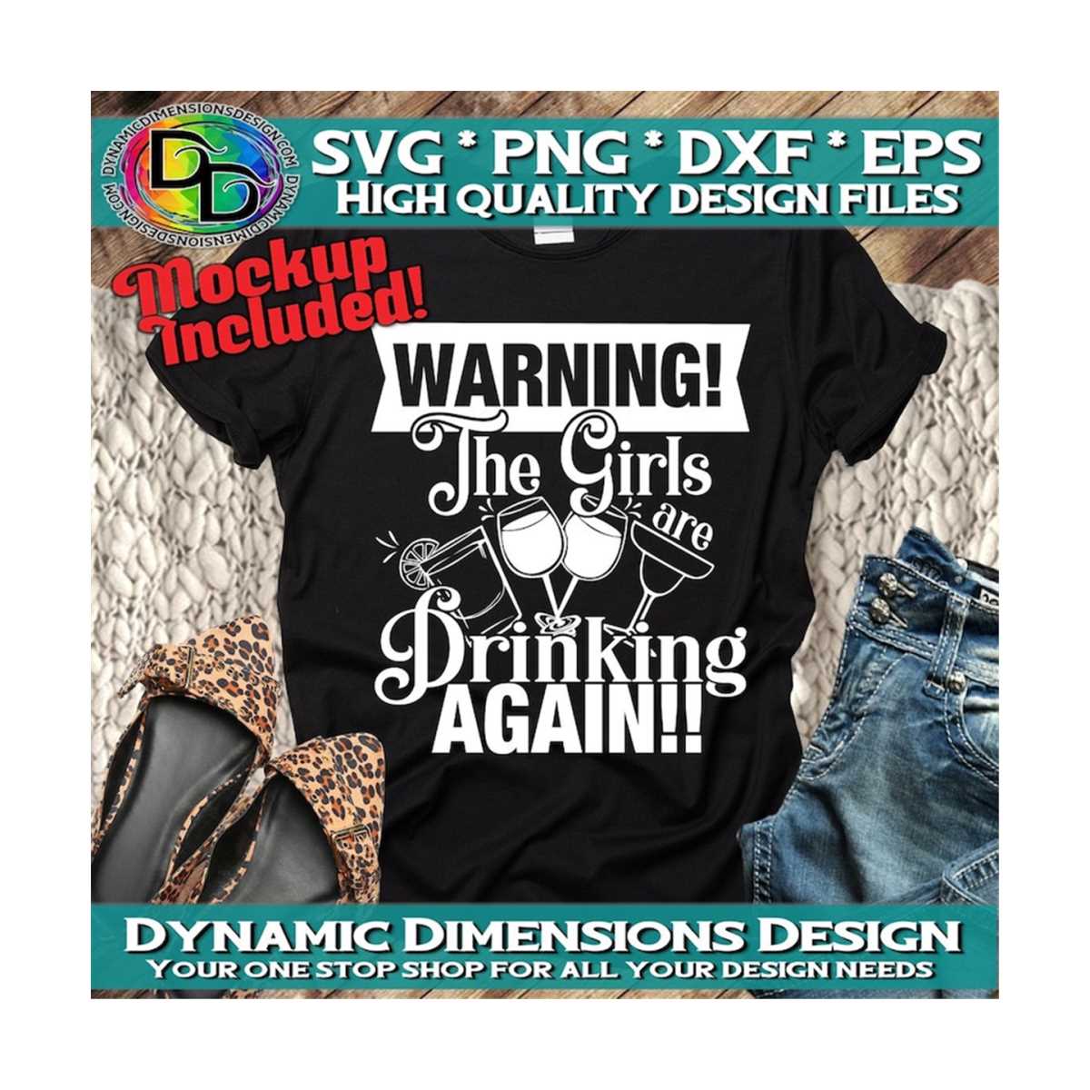 Warning the girls are drinking again svg, Girls are drinking - Inspire ...