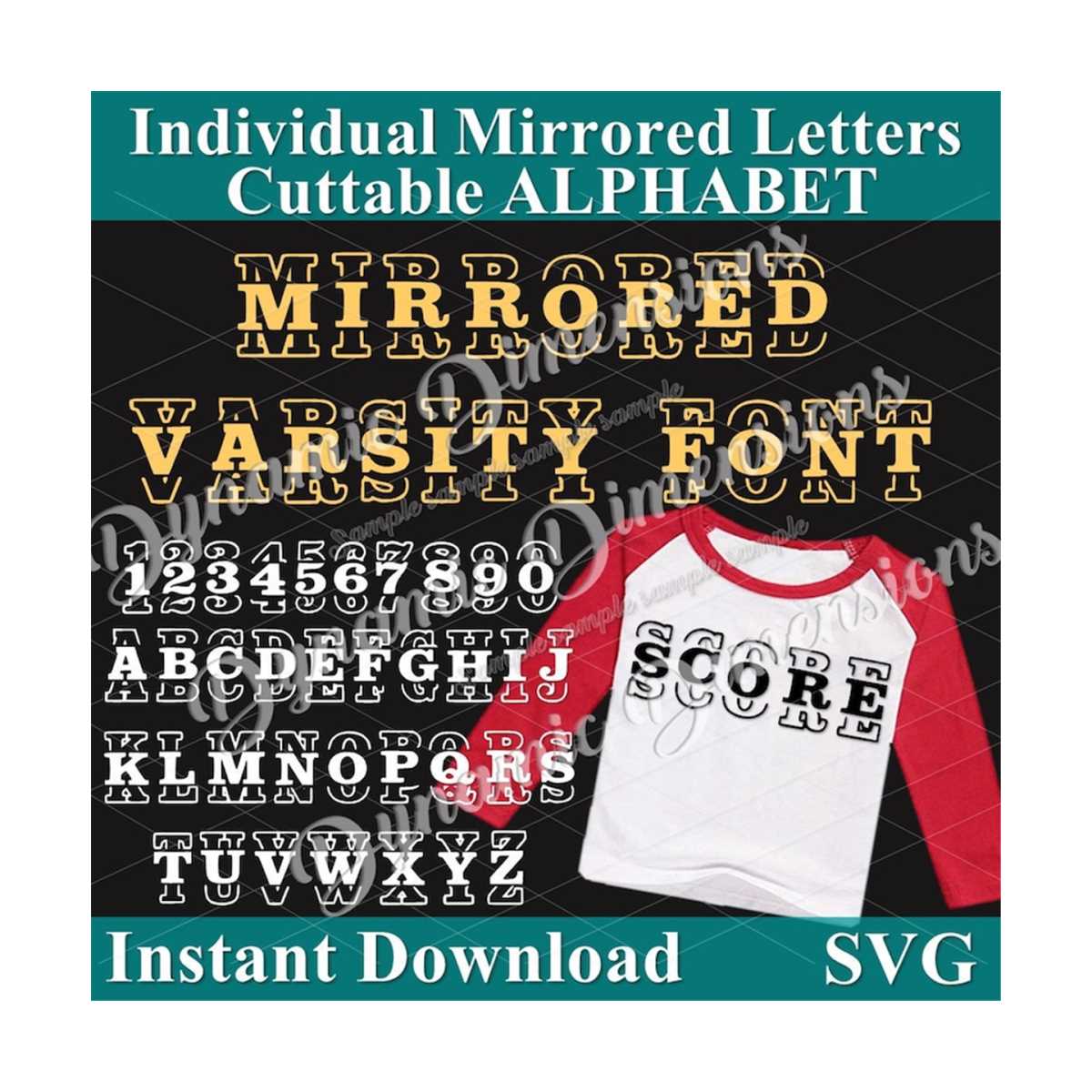 Mirror It Font, Mirrored Letters Sports, Mirror Alphabet, Fo - Inspire ...