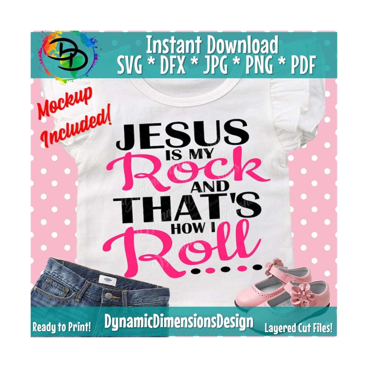 Jesus is my rock SVG, Christian svg, Religious svg, that's h - Inspire ...