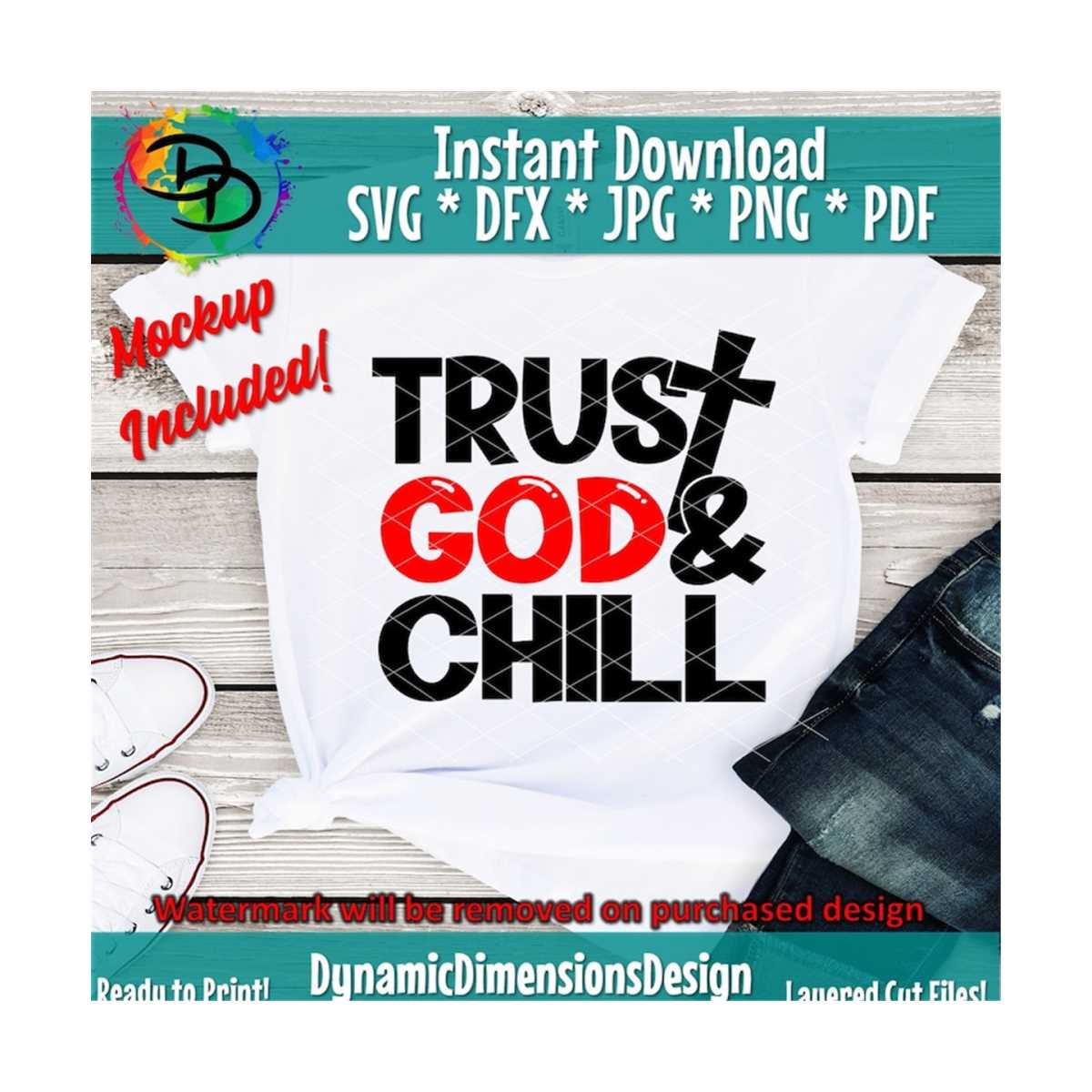 Trust God and Chill, My God is an Awesome God, Christian svg | Inspire ...