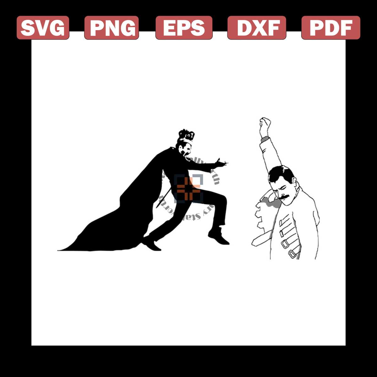 Freddie Mercury Svg, Famous People Svg, Freddie Svg, Mercury | Inspire ...