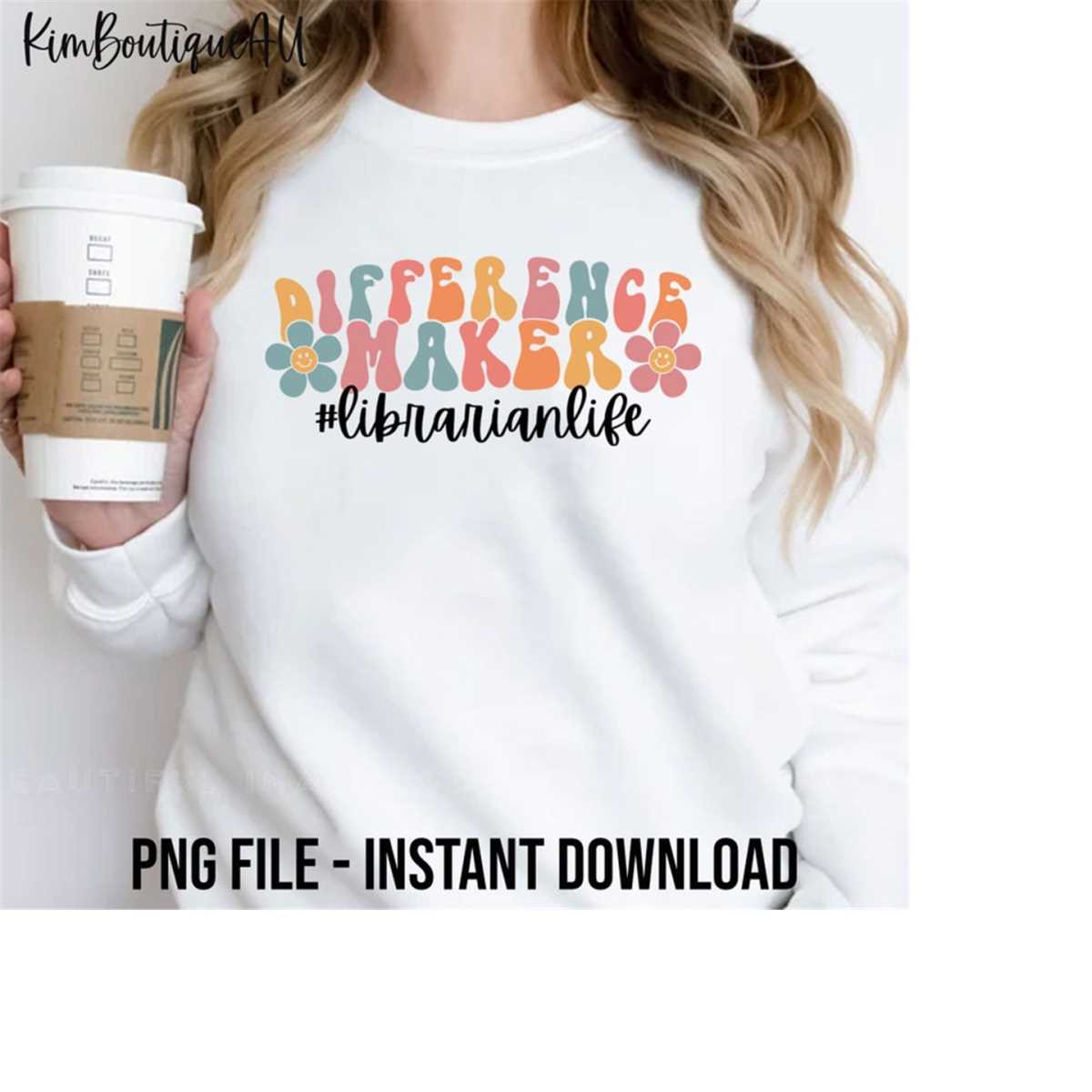 Difference Maker Librarian Life Png, Custom Difference Maker | Inspire ...
