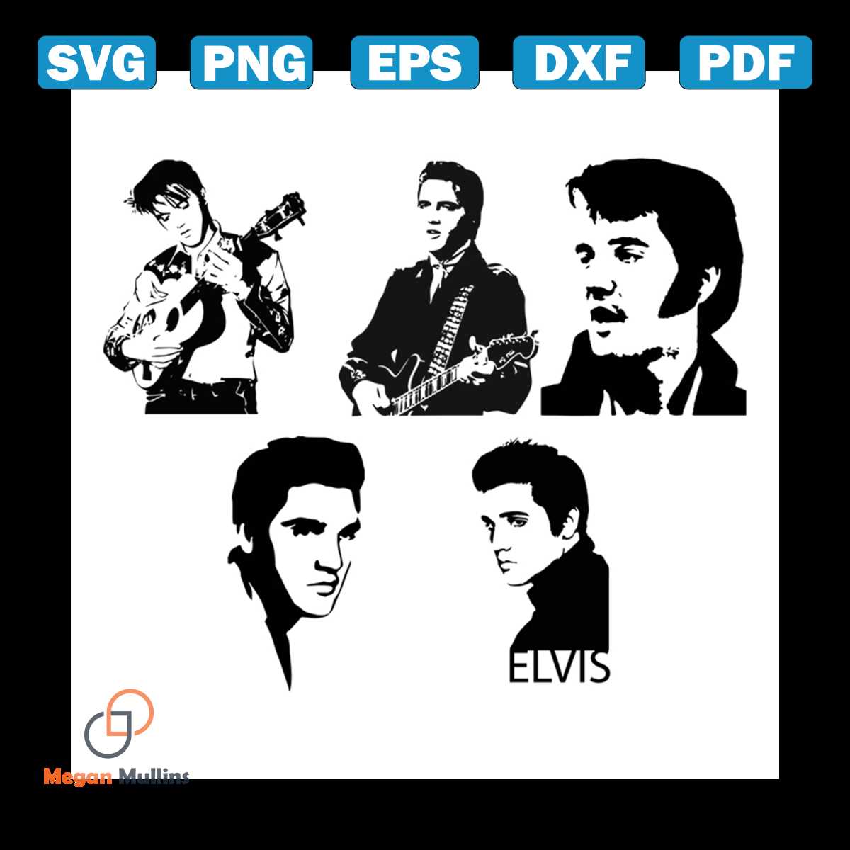 Elvis Presley Singer Svg Bundle, Famous People Svg, Elvis Aa | Inspire ...