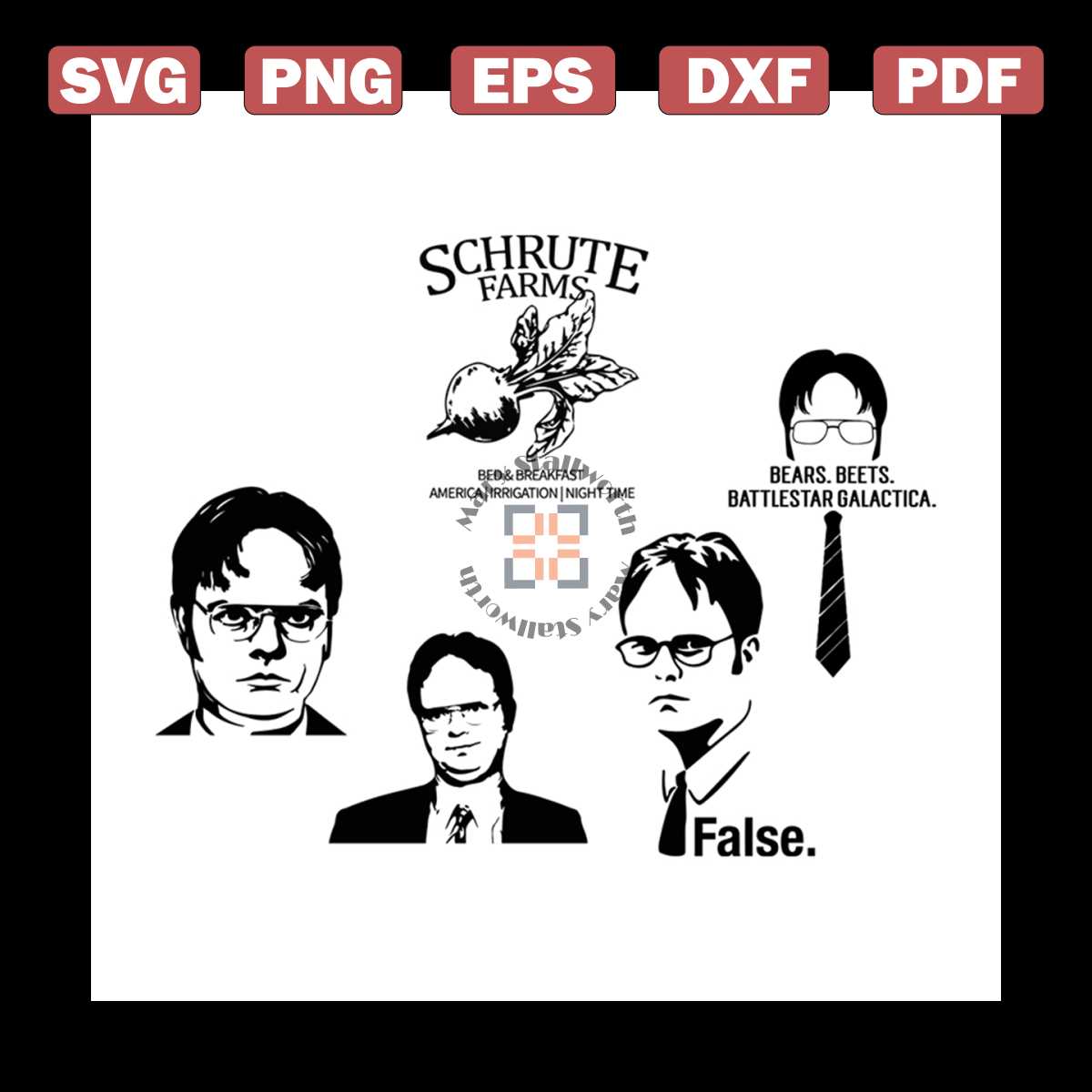 Dwight Schrute Svg Bundle, Famous People Svg, Dwight Schrute | Inspire ...