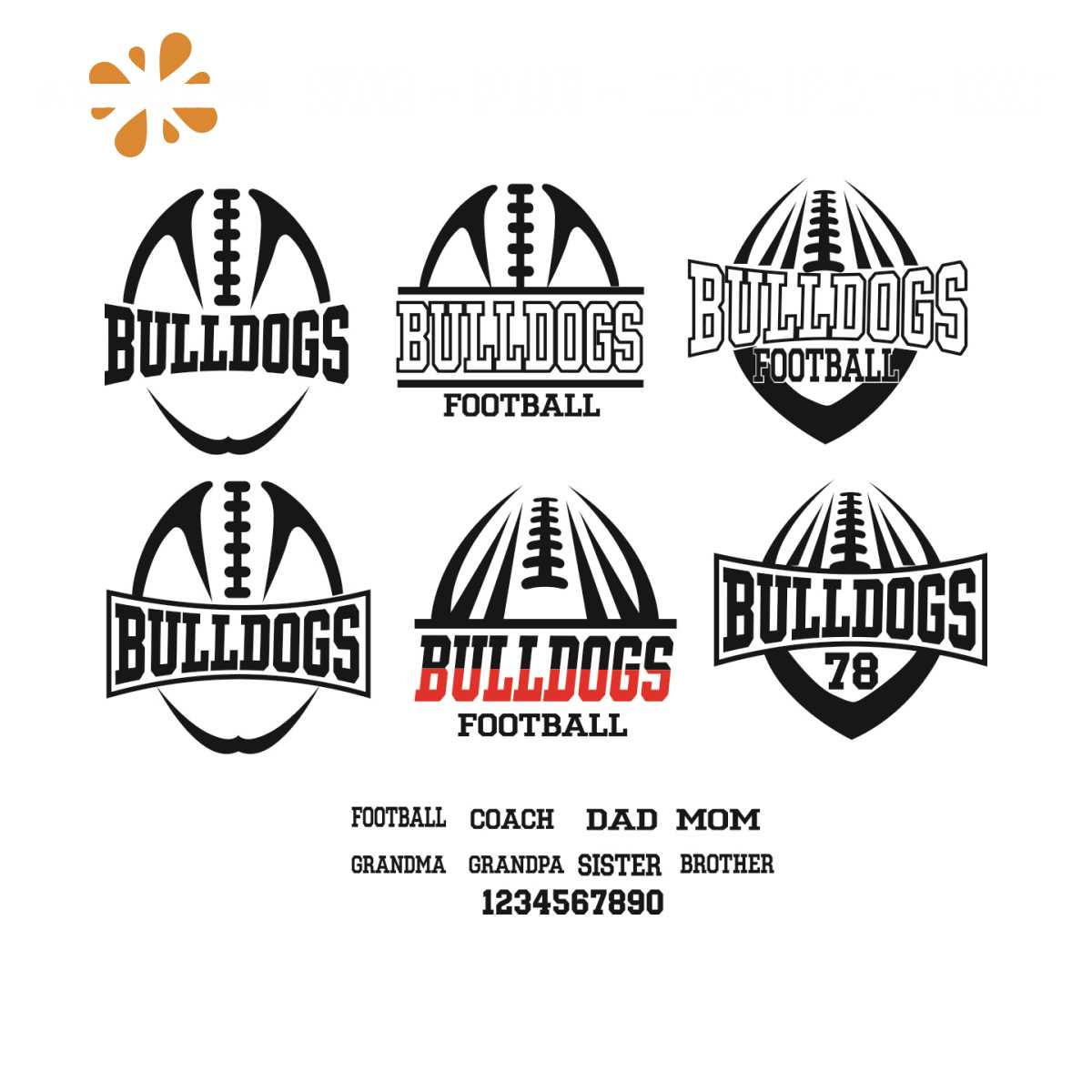 Bulldogs Football Pack Bundle SVG, Georgia Bulldogs Svg, Bul | Inspire ...