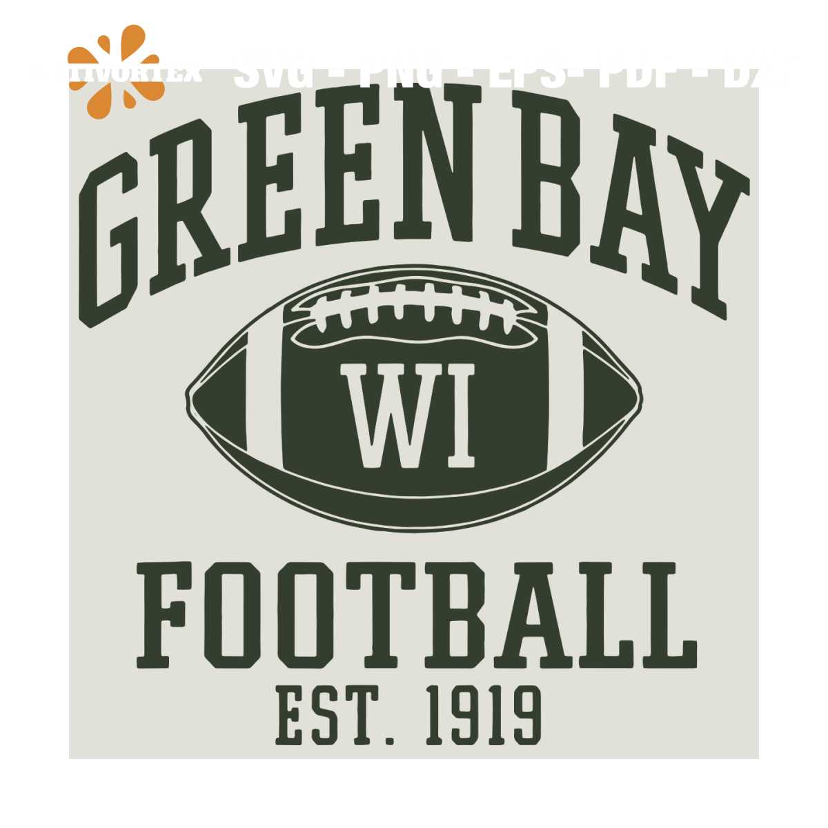 Green Bay Football est 1919 svg, Green Bay Packers svg, foot | Inspire ...