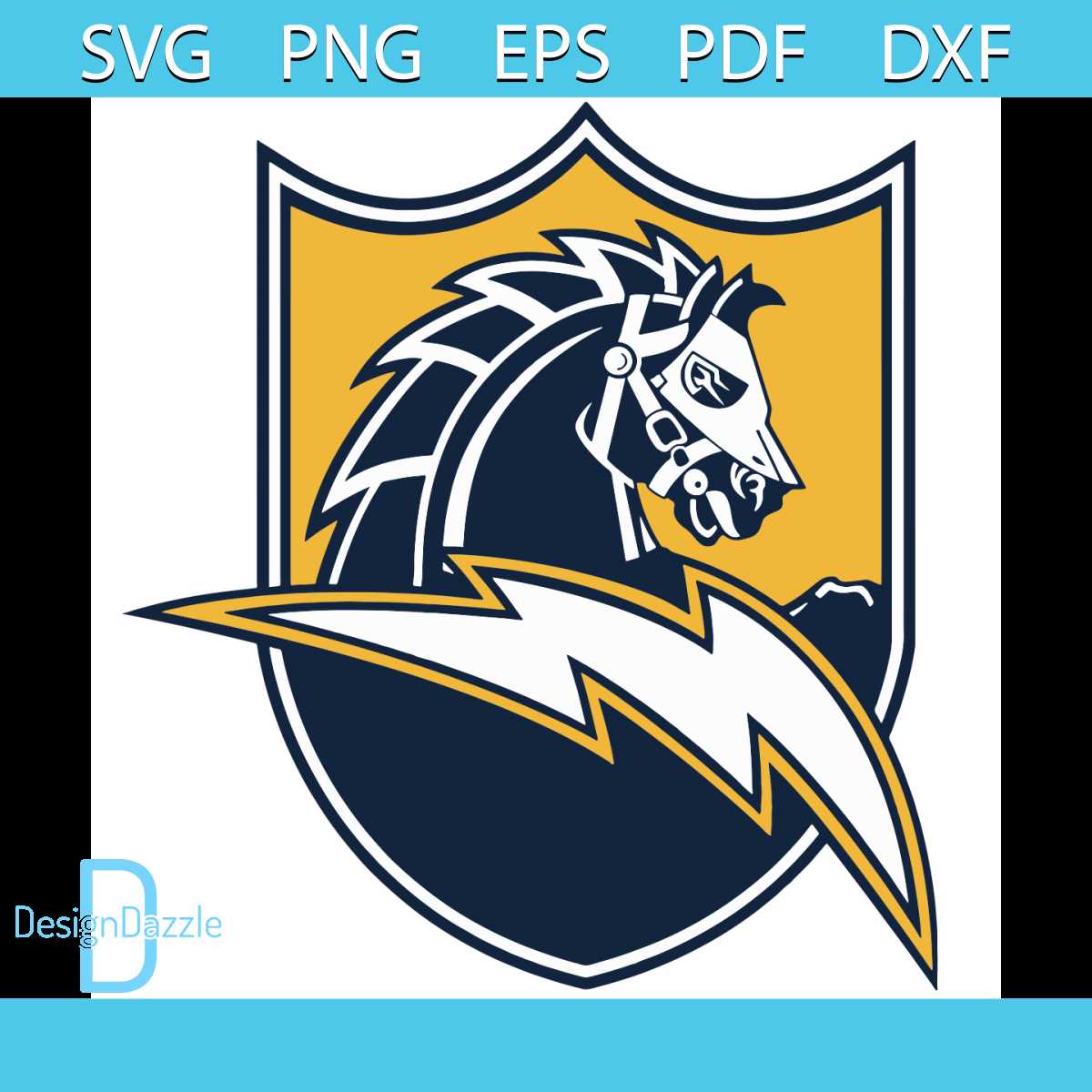 Chargers Logo Svg | Inspire Uplift