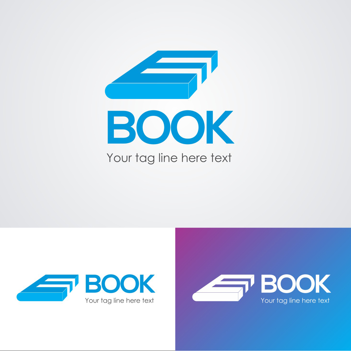 Book Logo Design Template 43 | Inspire Uplift
