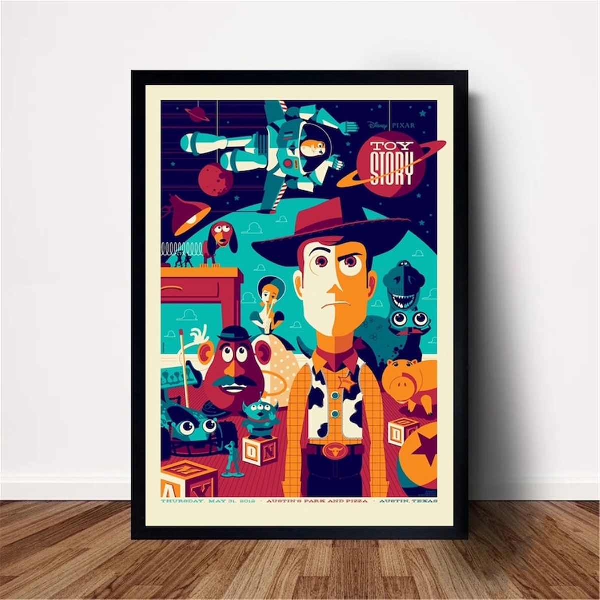 Toy Story Movie Poster Canvas Wall Art Home Decor (No Frame) | Inspire ...