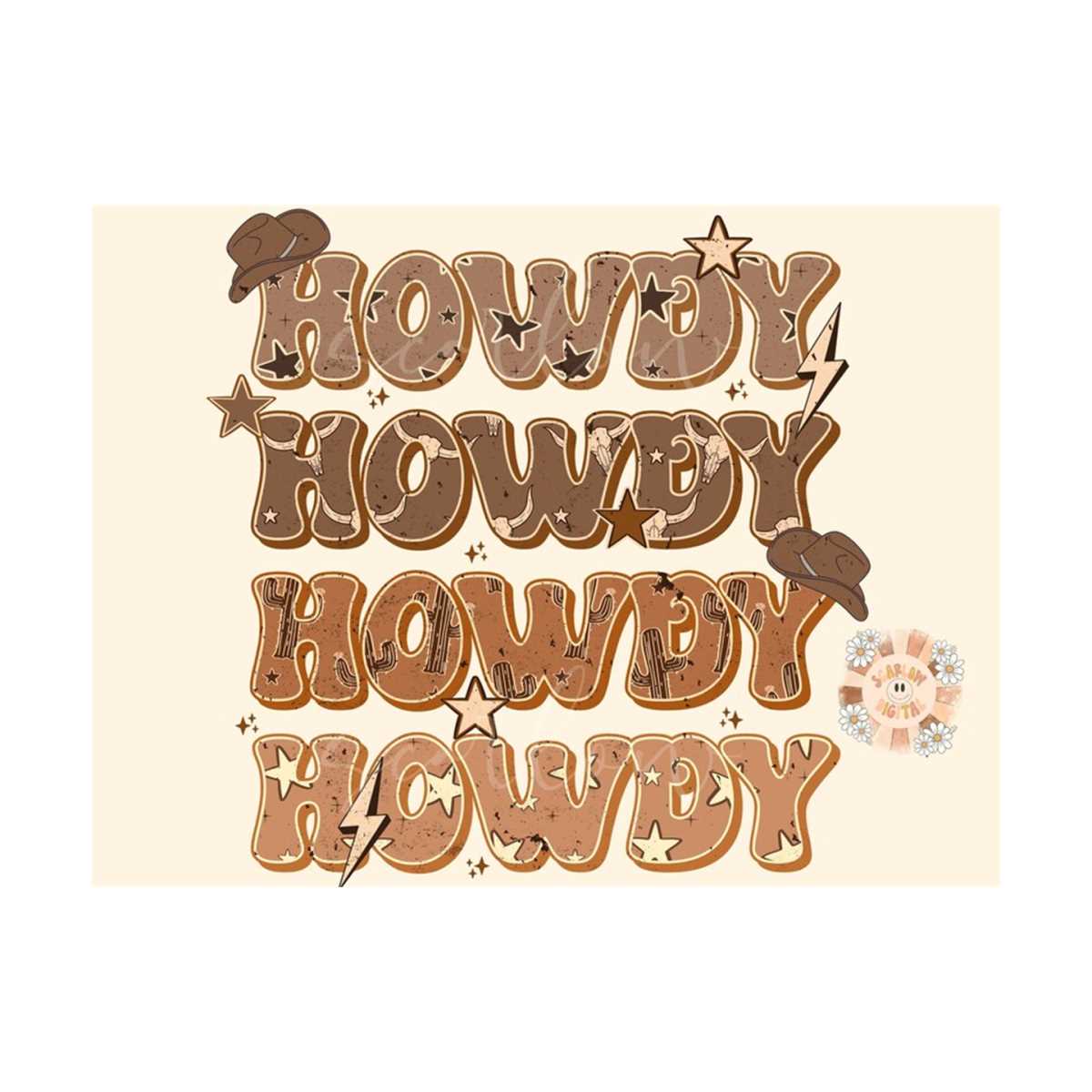 Howdy PNG-Western Sublimation Digital Design Download-cowboy - Inspire ...