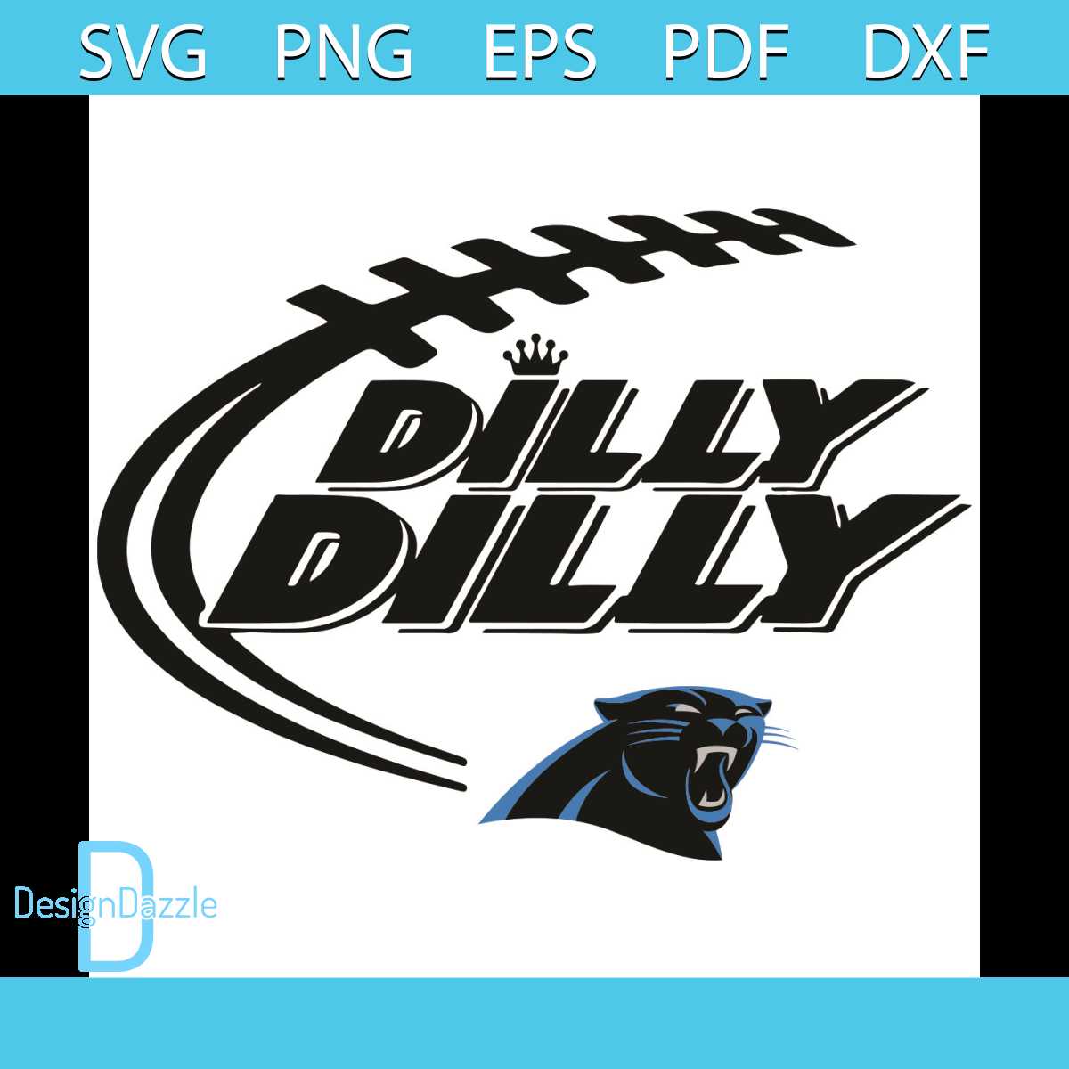 Dilly Logo Carolina Panthers Svg, Sport Svg, Dilly Svg, Caro | Inspire ...