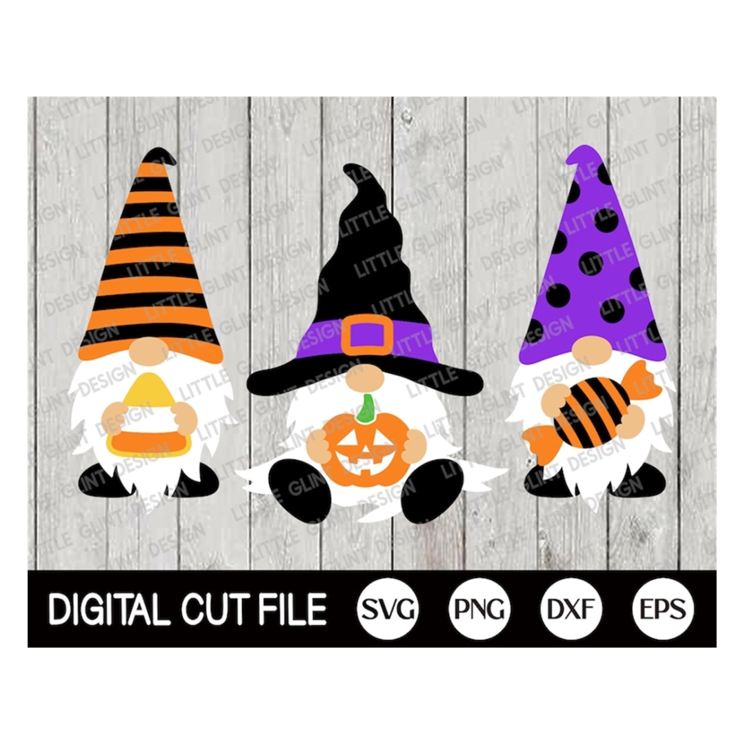 Halloween Svg, Gnome with Pumpkin, Halloween Gnome Svg, Cand - Inspire ...