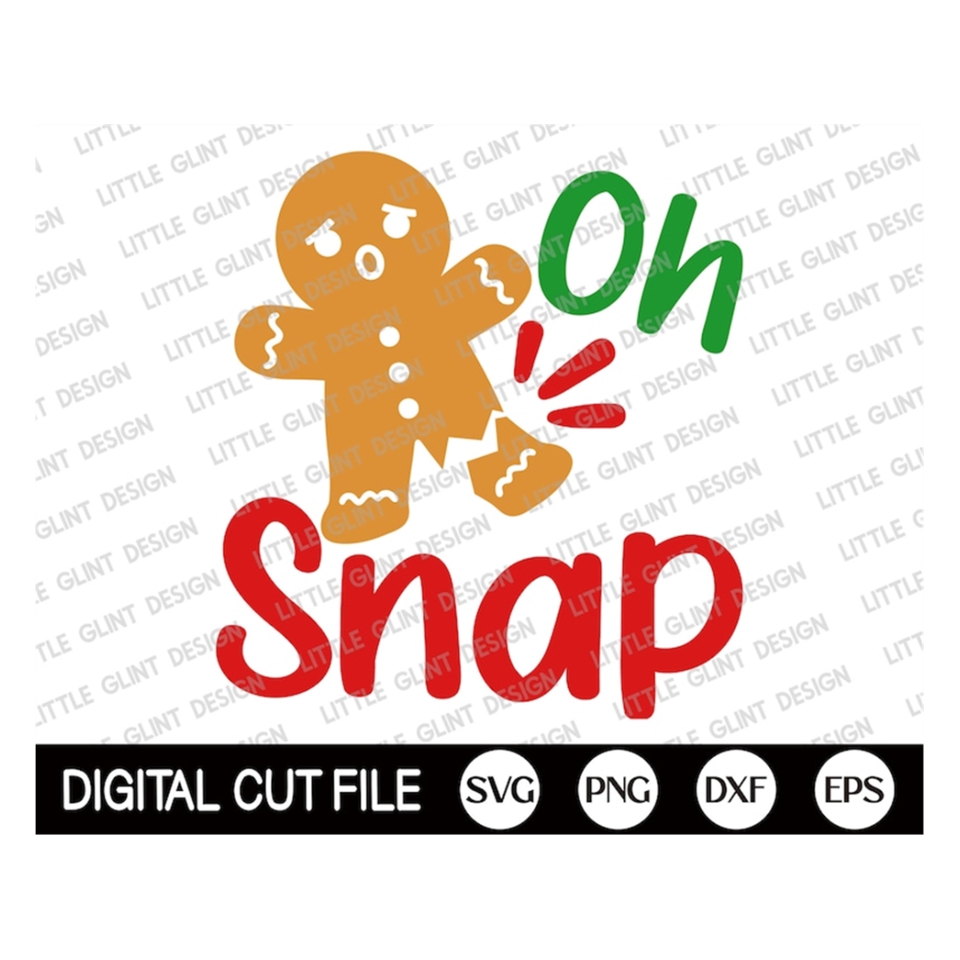 Funny Christmas SVG, Oh Snap Svg, Cookies Svg, Silly Christm | Inspire ...
