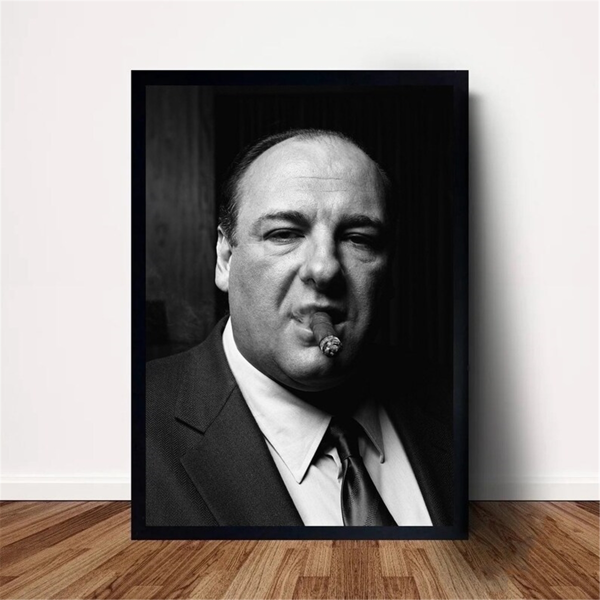 The Sopranos Smoking Cigar Poster Canvas Wall Art Home Decor | Inspire ...