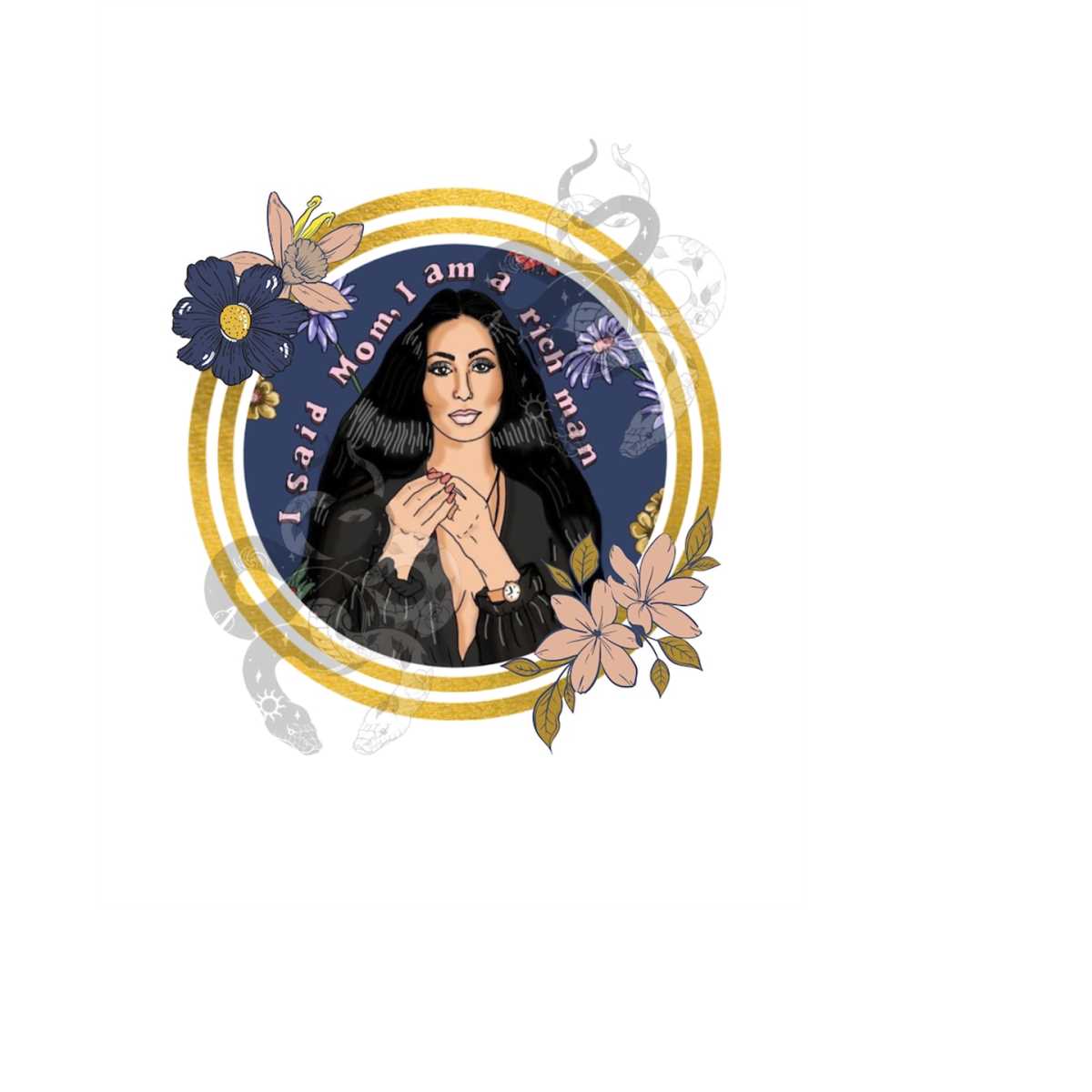 I am a rich man PNG Digital Download - Inspire Uplift